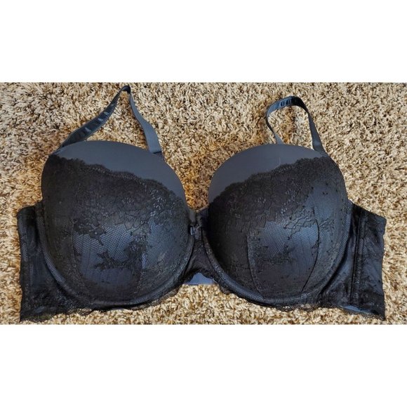 torrid | Intimates & Sleepwear | Torrid Black Lace Dark Gray Design ...